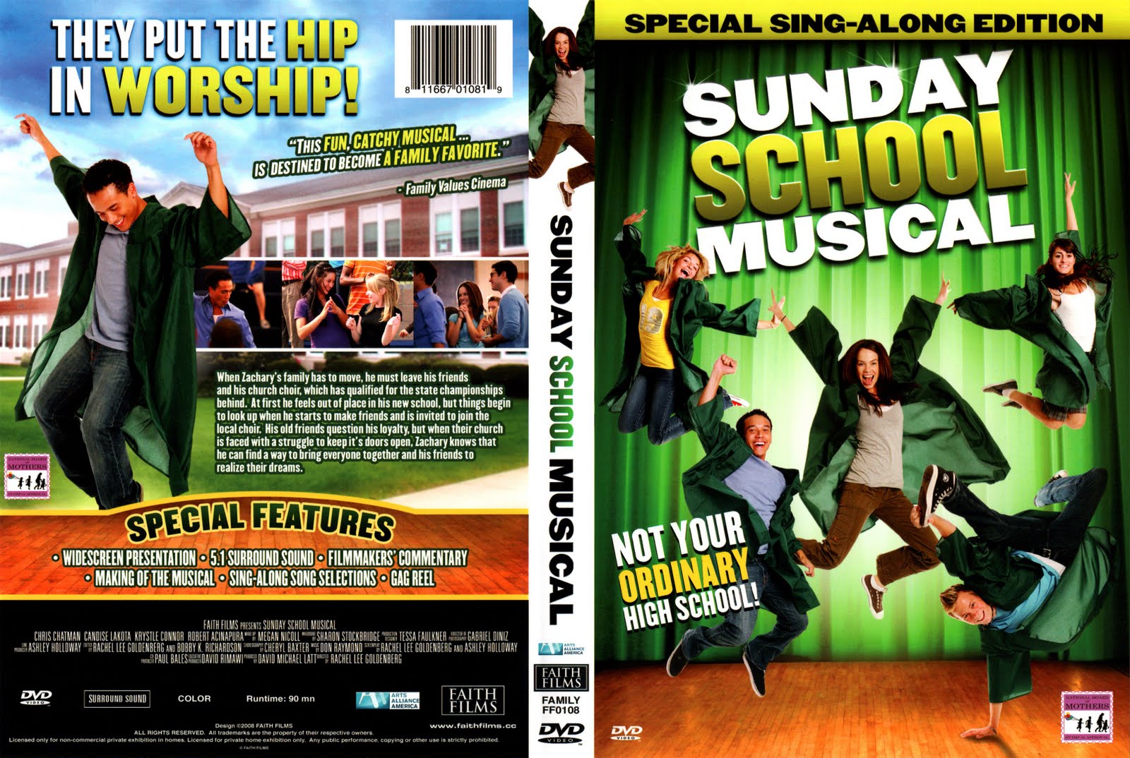 DVD Lables: sunday school musical